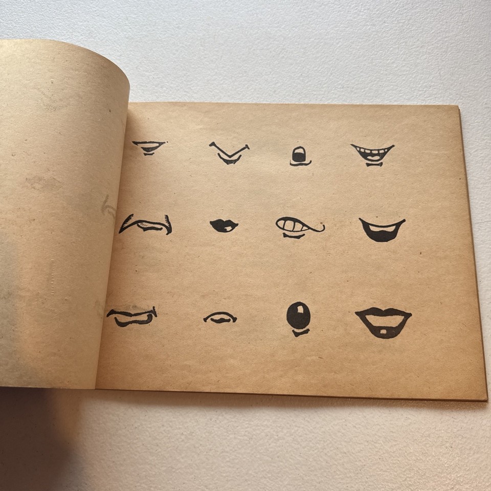 Vintage 1940 Kopeefun Magic Copy Paper Kit Cartoon Art Book | eBay