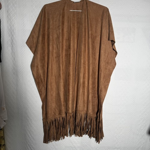 LULLA COLLECTION by BINDYA Open Style Shawl Wrap Fringe duster cardigan ...