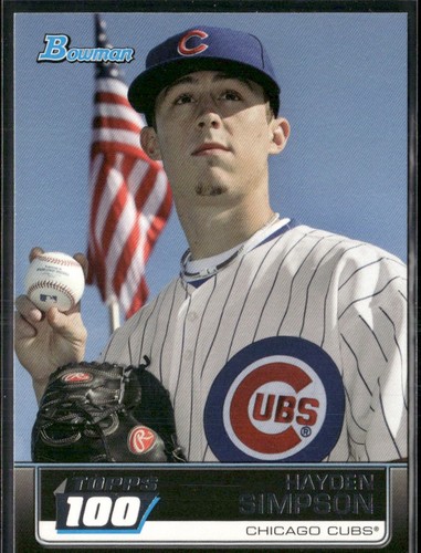 Hayden Simpson 2011 Bowman Topps 100 #TP12 | eBay