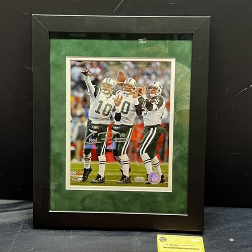 Chad Pennington Autographed New York Jets Framed 8x10 Photo Signed Steiner | eBay