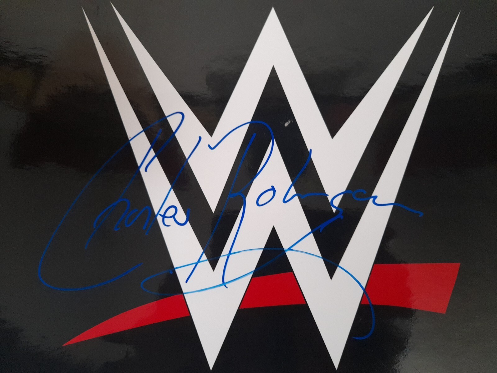 Wwe Signed Charles Robinson Referee Wwe Logo Photo Autograph 12 x8 ...
