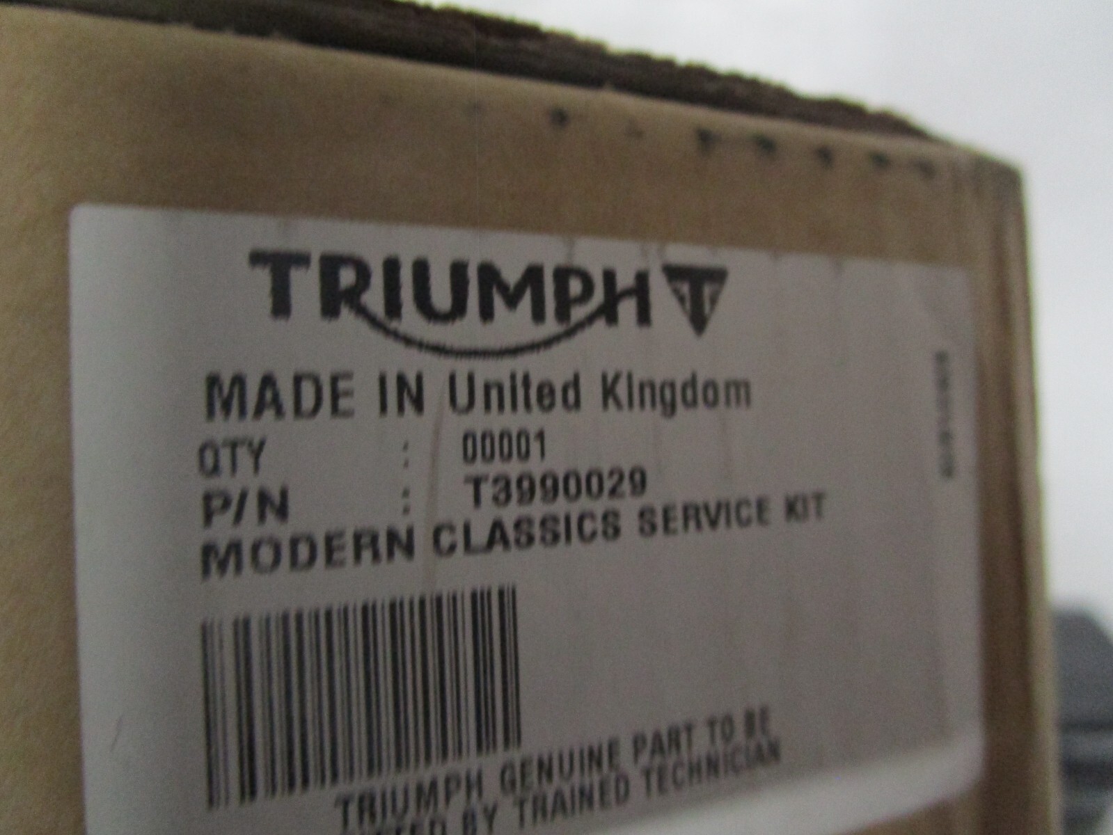 Genuine Triumph Tiger 800 Service Kit T3990029 for sale online | eBay