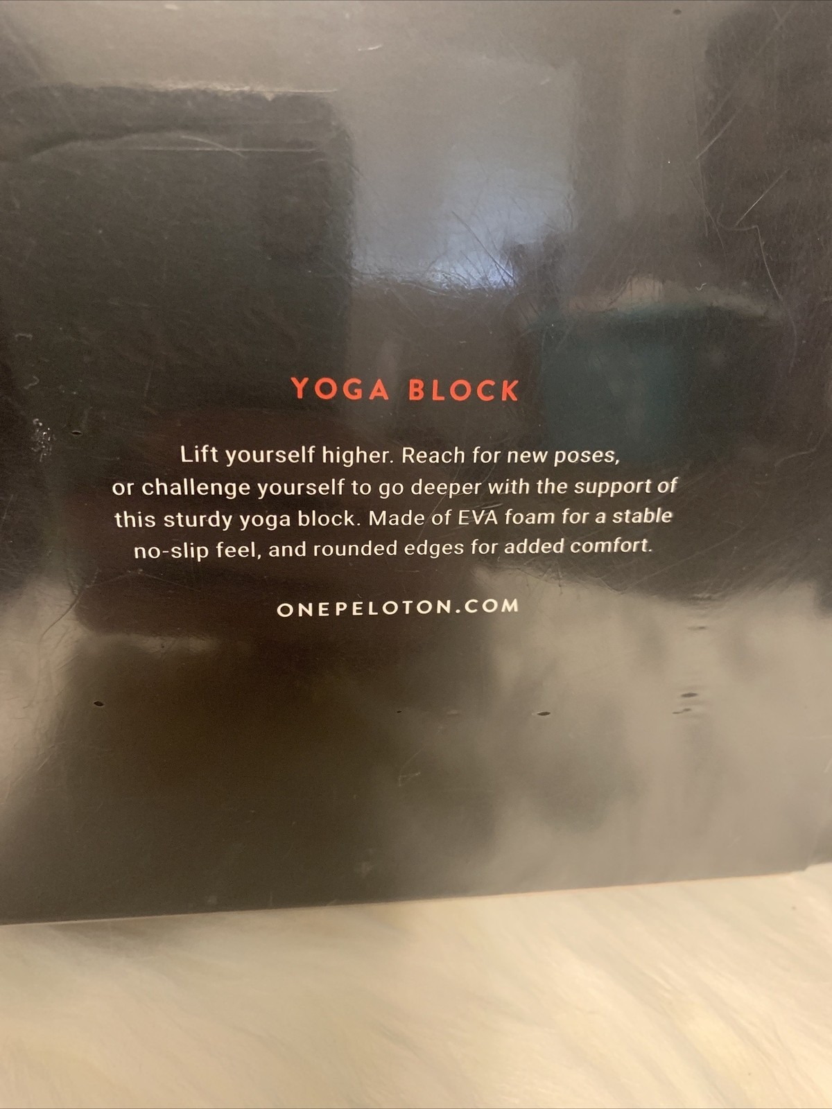 Peloton NEW Sealed Black Foam Yoga Block 4x6x9 Inches YG-BL-A-02 ...