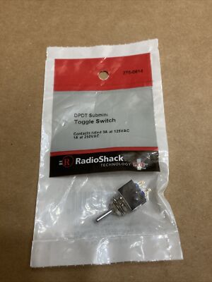 Radio Shack 275-0614 DPDT Submini On-Off Maintained Toggle Switch NIP ...