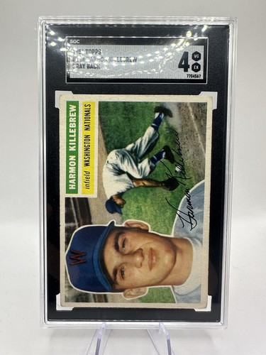 1956 Topps Harmon Killebrew Gray Back SGC 4 | eBay