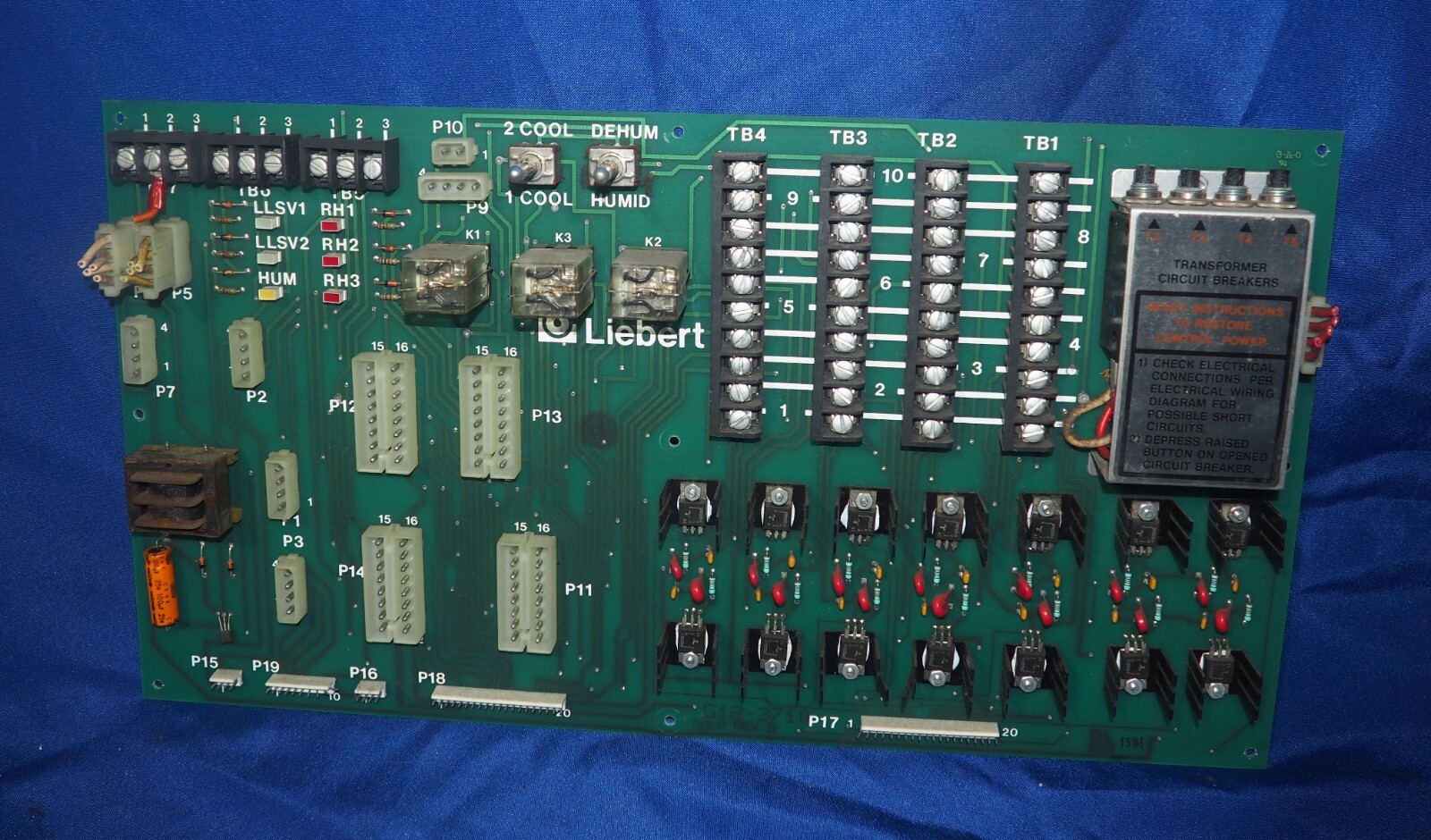 Liebert G12-3710 Comp Controller Transformer PCB Printed Circuit Mother ...