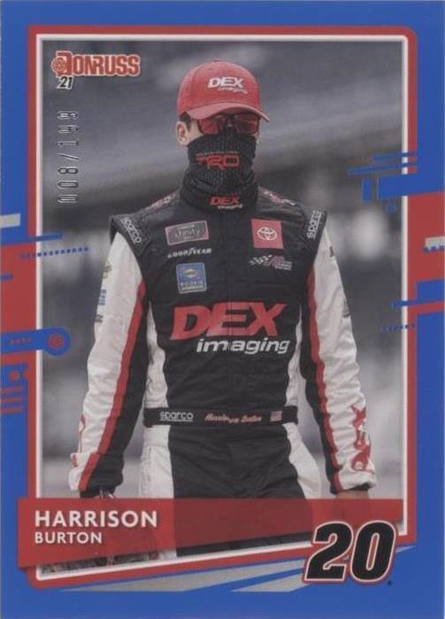 2021 Panini Donruss NASCAR - Harrison Burton #87 Navy Blue /199 for ...