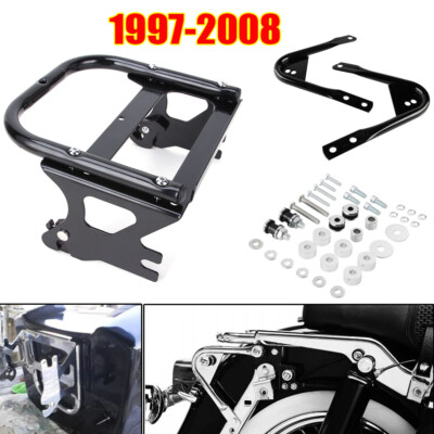 Quick Detach Two up Tour Pack Rack Mount + Docking Kit For Harley ...