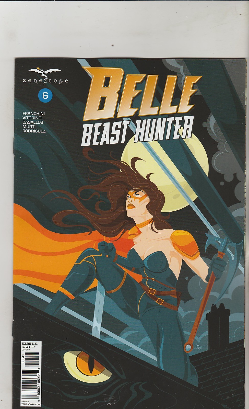 ZENESCOPE COMICS BELLE BEAST HUNTER #6 DECEMBER 2018 VARIANT D 1ST ...