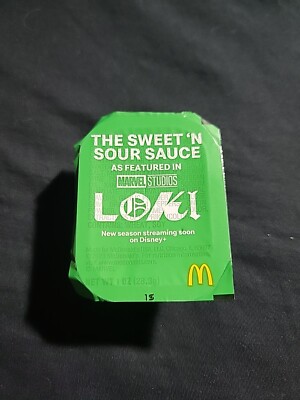 MARVEL LOKI McDonald's SWEET and SOUR SAUCE Packet | eBay