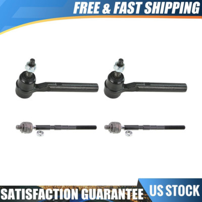 Front Inner Front Outer Steering Tie Rod End Mevotech Supreme 4X For ...