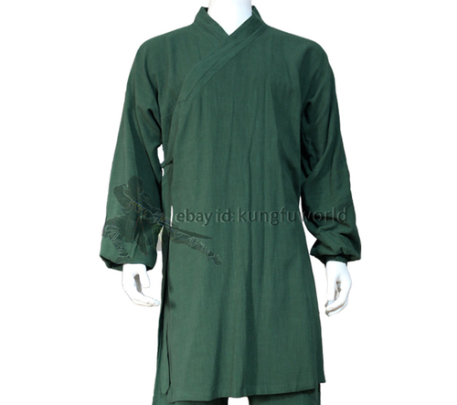 Custom Make Shaolin Kung fu Jacket Wushu Robe Martial arts Tai Chi Top ...
