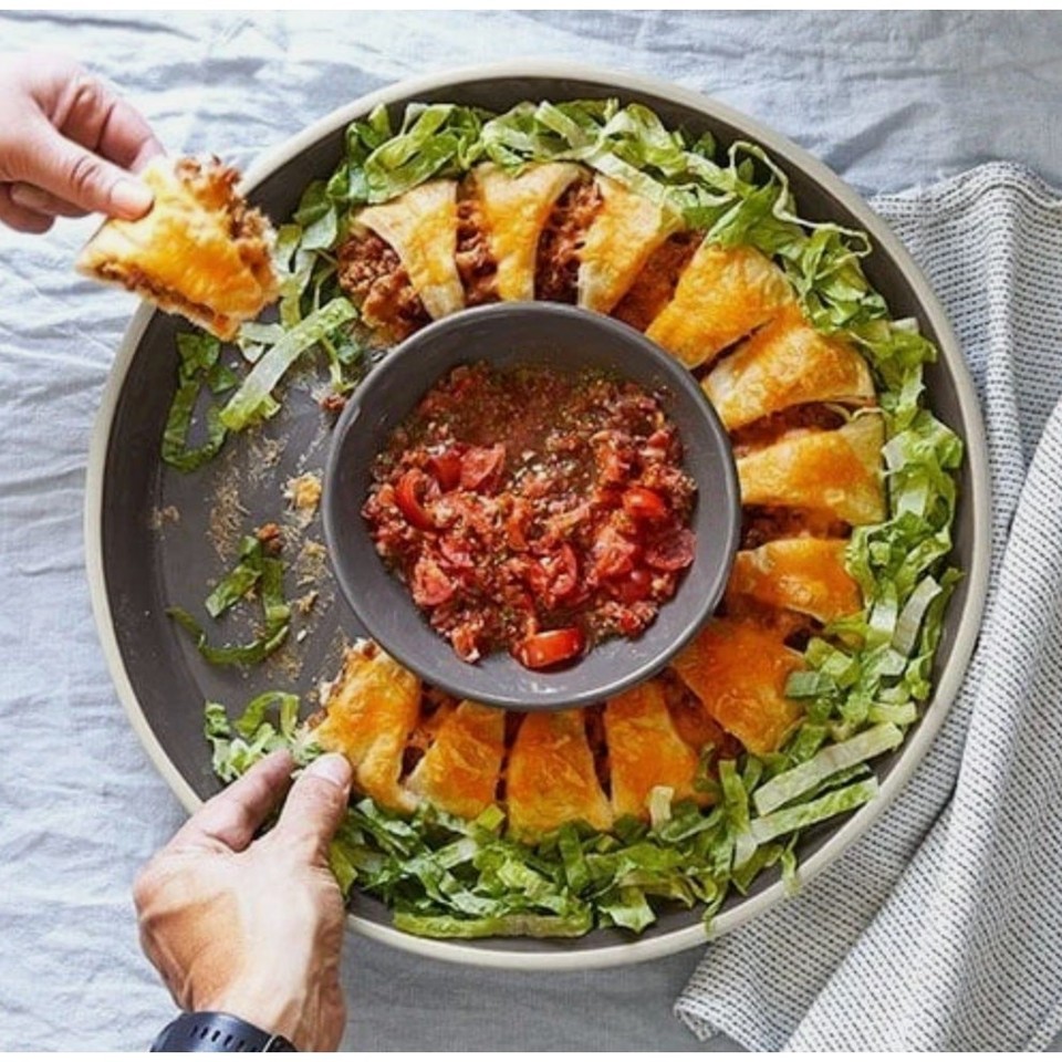 NEW Pampered Chef Large Round Platter ONLY - NO BOWL Item #100098 | eBay