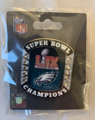 Philadelphia Eagles Super Bowl 59 LIX Champions Exclusive Pin- SB Ring ...
