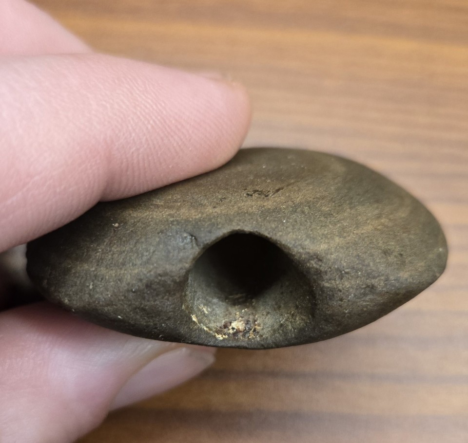 Pike Co. Illinois Bannerstone Native American Indian Artifact | eBay