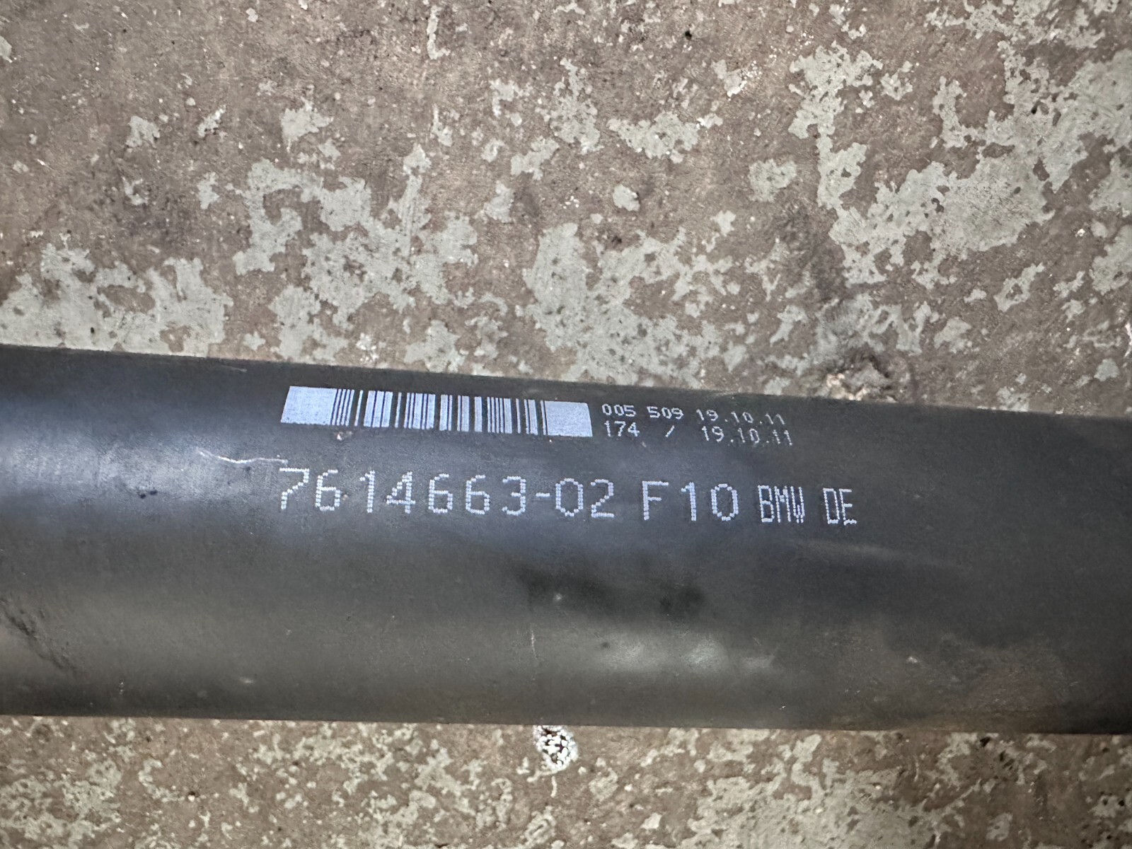 BMW 520D F10 10-17 AUTO PROP SHAFT PROPSHAFT 7614663 | eBay UK