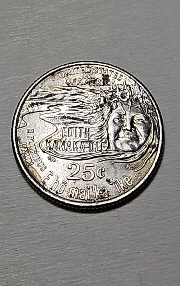 2023 P Edith Kanaka’ole quarter error “IN COD WE TRUST” | eBay
