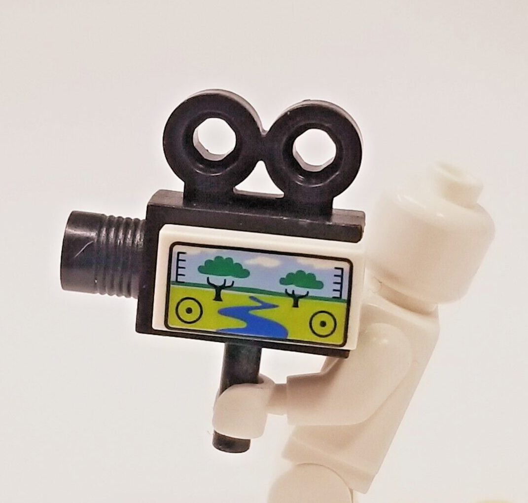 LEGO Movie Video Camera Film with Safari River Scene Videographer Doc ...