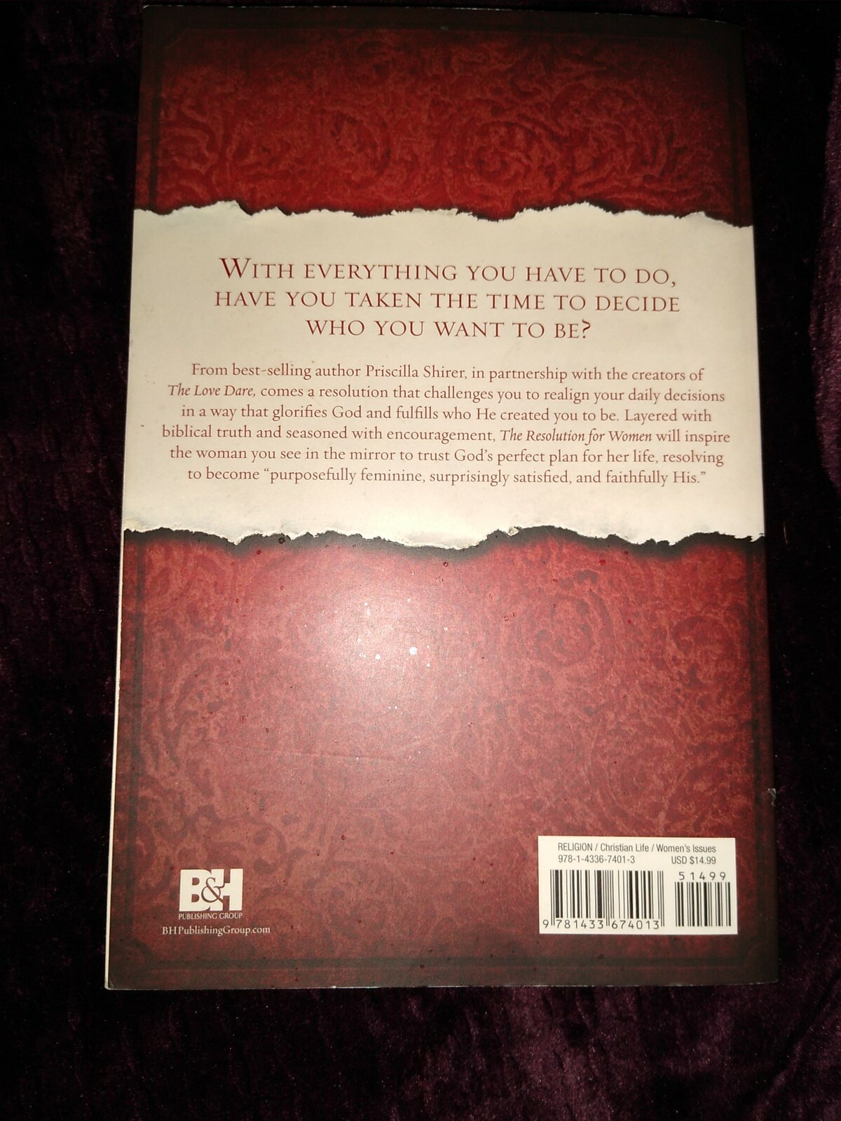 The Resolution for Women - Paperback By Shirer, Priscilla - VERY GOOD ...