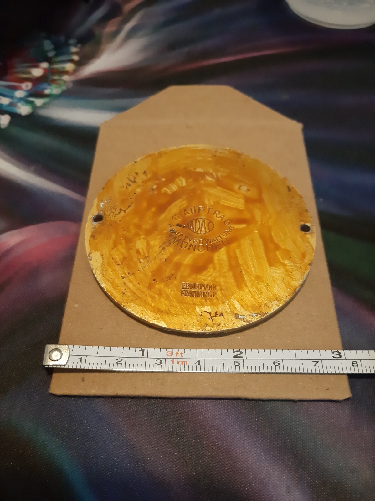 VINTAGE ADAC GERMAN AUTO CLUB AUTOMOBILE ENAMEL BADGE GRILLE PLATE SIGN ...