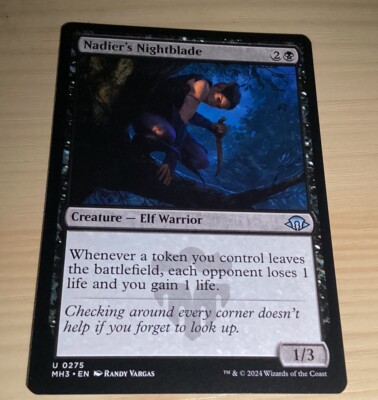 1x Nadier's Nightblade NM Eng MTG - Modern Horizons 3 | eBay