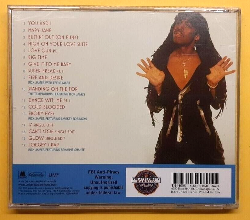 The Definitive Collection by Rick James CD 2006 Motown B0004099-02 | eBay