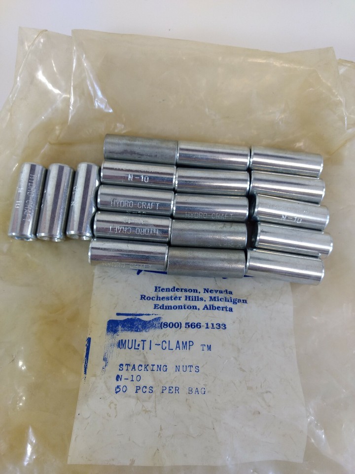 QTY:18 Hydro-craft stacking nuts N-10 | eBay