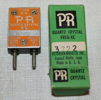 Petersen Radio Quartz Crystal Frequency - KC 3722 Z-2 | eBay