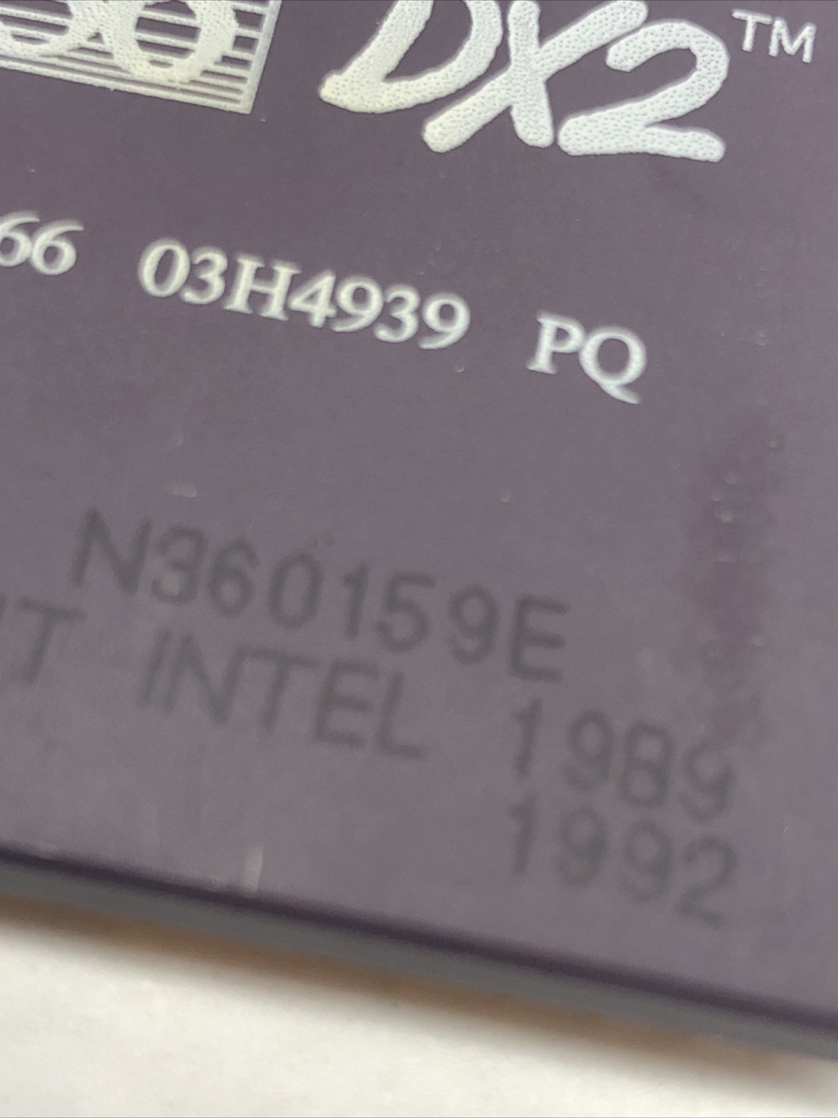 IBM 03H4939 Intel 486 DX2-66MHz 80486DX2-66 Vintage Ceramic CPU ES PQ ...