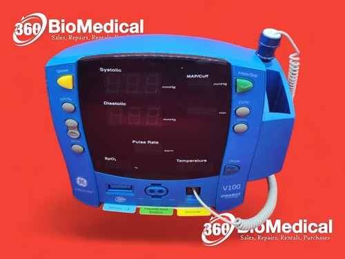 GE Dinamap Carescape V100 Patient Monitor NIBP Temp SpO2 Recorder ...