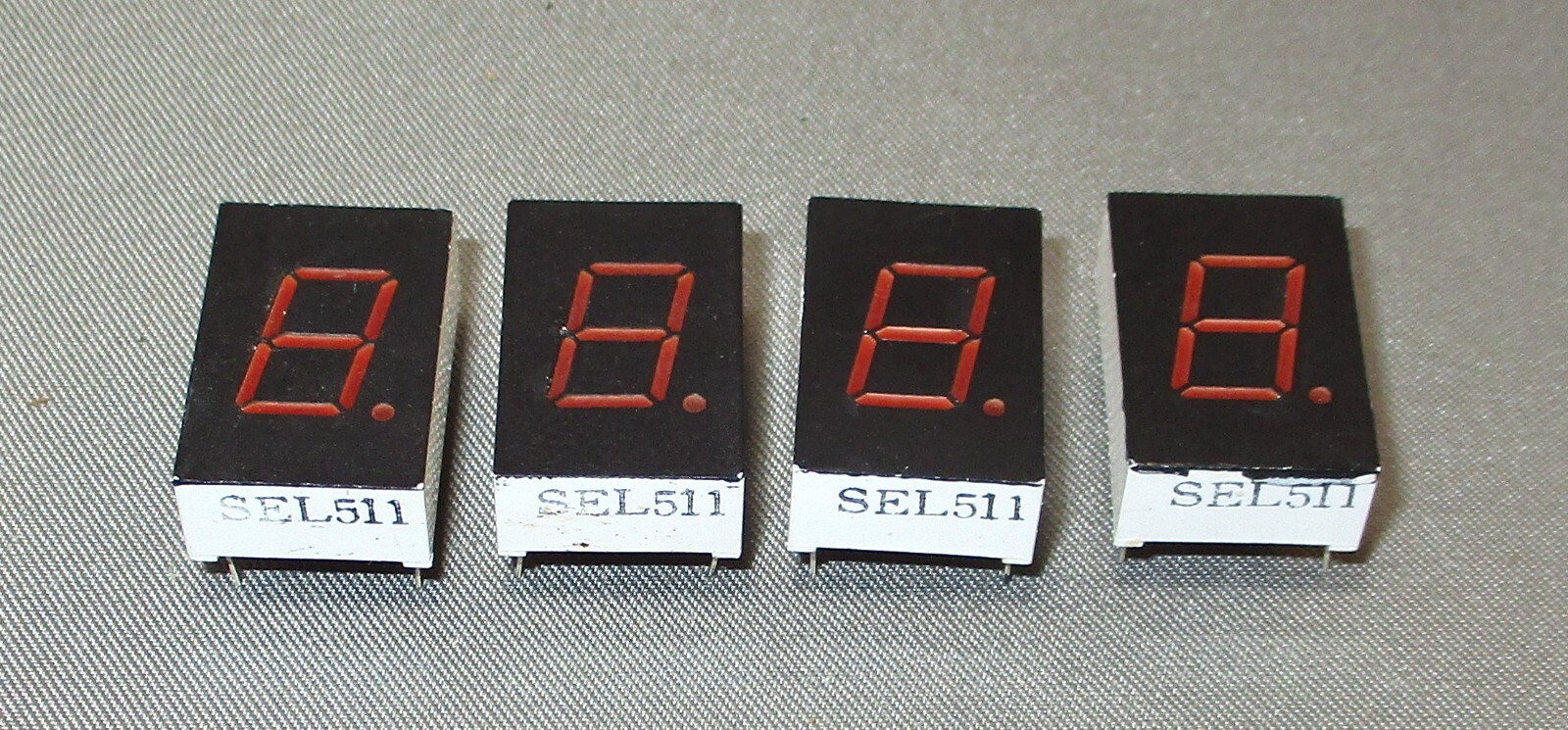 4 Sanken SEL-511 1 Digit LED Displays NOS | eBay