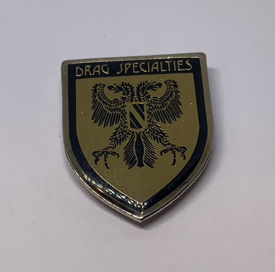 Drag Specialties Racing Auto Motorcycle Parts Crest Logo Lapel Pin (81 ...