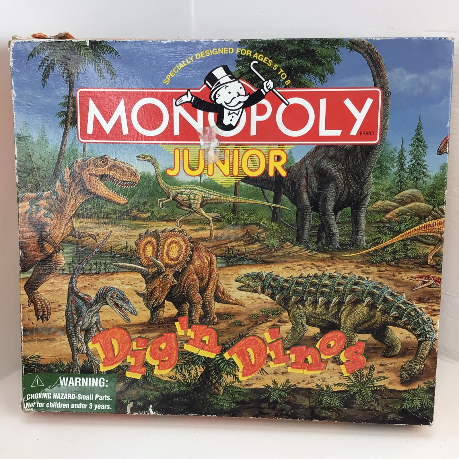 Lot of 5 Board Games Dino Checkers, Thin Ice, Scrapple, Monopoly ...