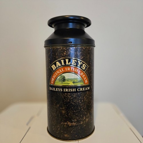 Baileys Original Irish Cream Decorative Black Tin Canister. 1989 | eBay