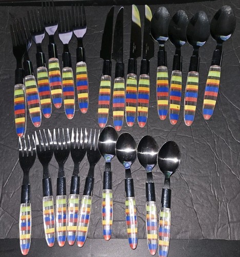 Brylane Home Santa Fe Flatware Set Of 4 Place Setting Plus Extras | eBay