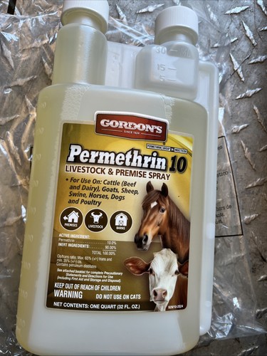 Gordon's 9291082 Permethrin 10 Livestock & Premise Insecticide Spray ...