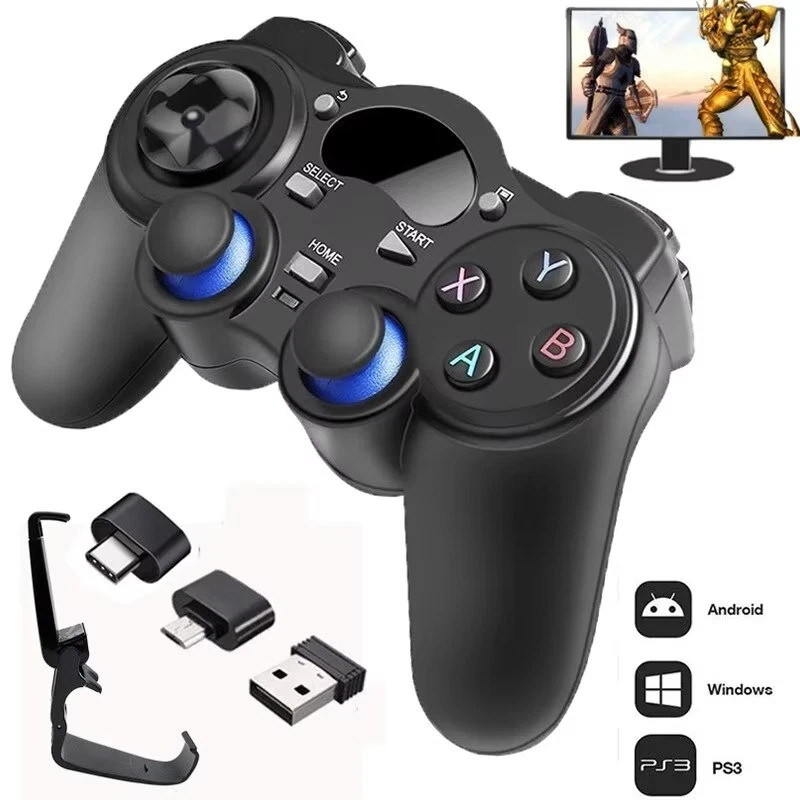 USB Wireless Gaming Controller Gamepad for PC Laptop Computer&PS3 ...