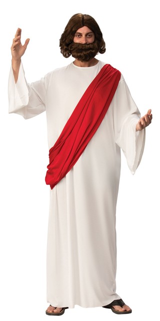 Jesus Toga Adult One Size Fancy Dress Christmas Religious Costume for ...