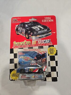 1995 Racing Champions Ted Musgrave #16 Stock Car Nascar 1:64 Diecast ...