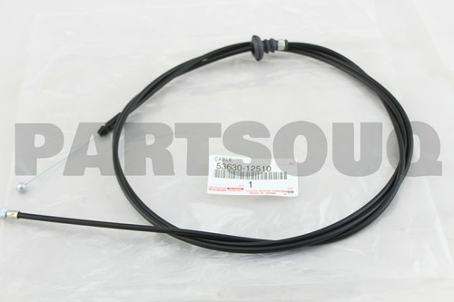 5363012510 Genuine Toyota CABLE ASSY, HOOD LOCK CONTROL 53630-12510 | eBay