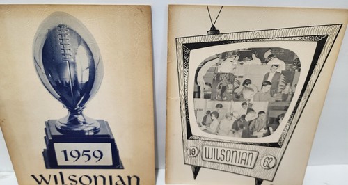 Lot of 4 Vintage Yearbooks Wilsonian 1959, 1962, 1964, 1966 Wilson High ...