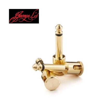 George L's 0.155" Solderless Angled Plug, Gold | eBay