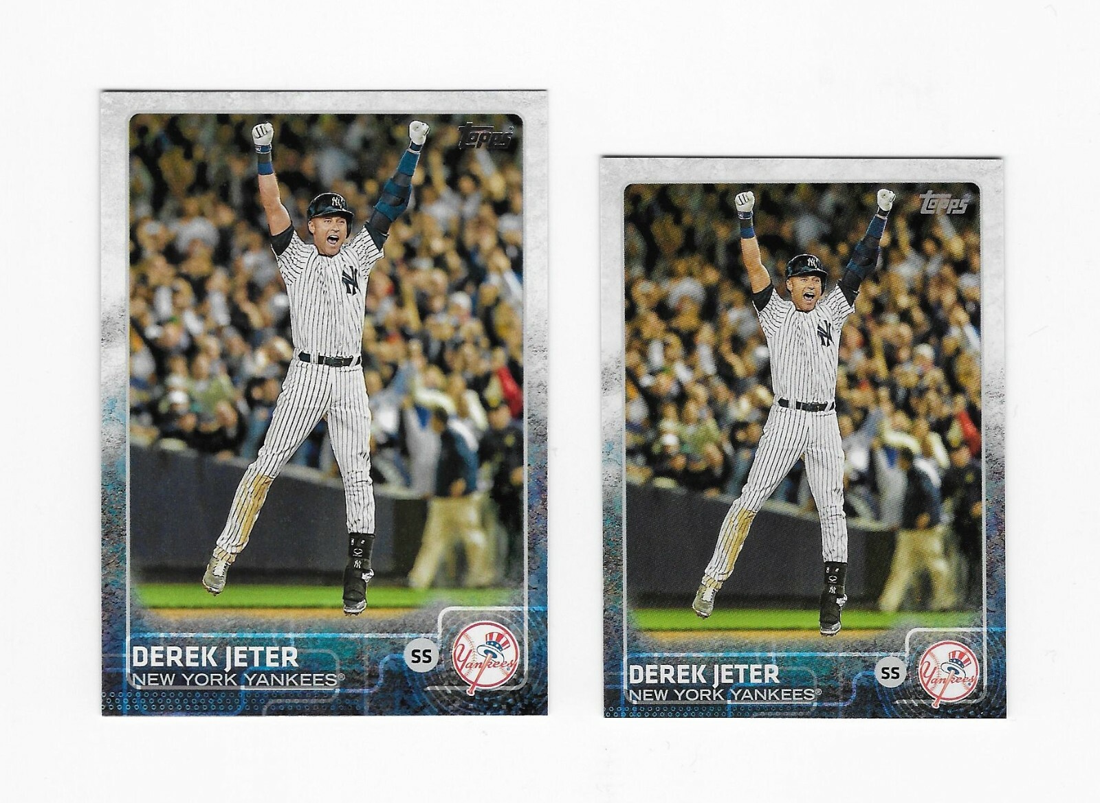 2015 Topps Derek Jeter FINAL GAME CARDS Yankee Stadium MLB New York ...