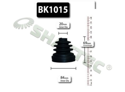 SHAFTEC CV BOOT KIT GAITER FITS HYUNDAI i20 (PB, PBT) 1.4 09.08-12.15 ...