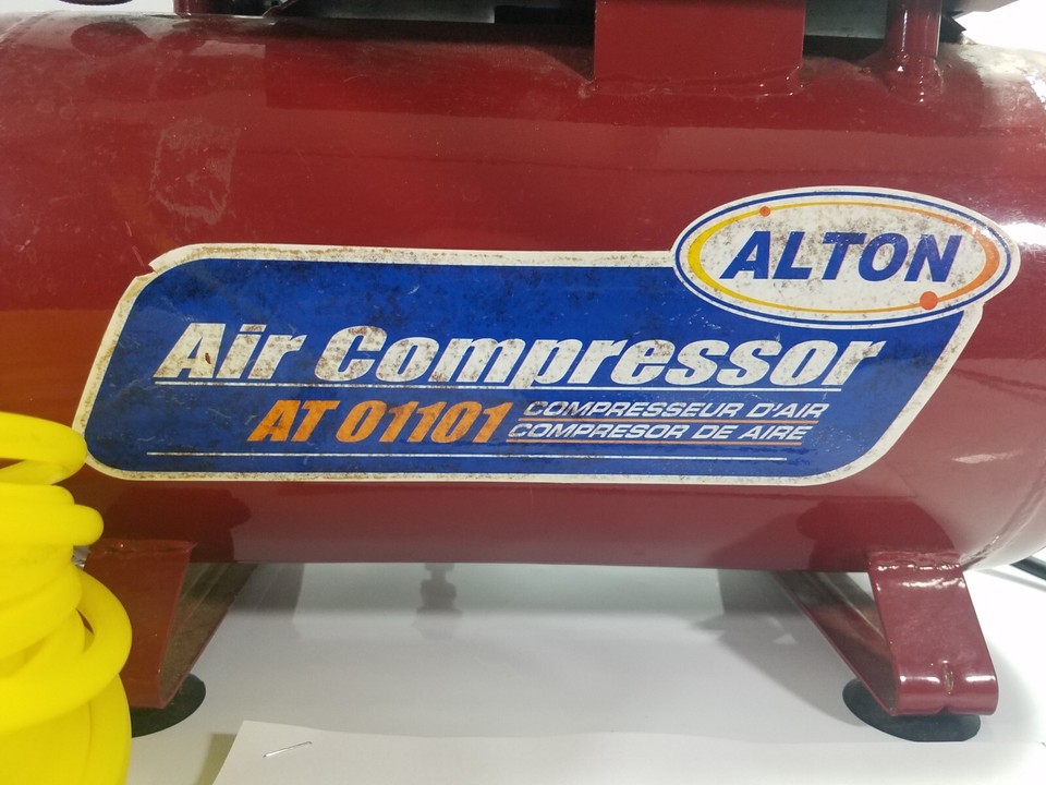 Alton 2 Gallon 1/3HP 100 PSI Portable Hot Dog Air Compressor AT01101 ...