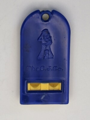 1958 Vintage Premium Cracker Jack Prize Toy Two Tube Whistle Charm | eBay