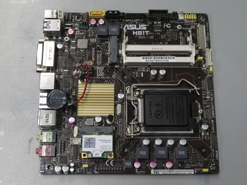 ASUS H81T Mini ITX LGA 1150 Motherboard USB 3.0 + IO Shield | eBay