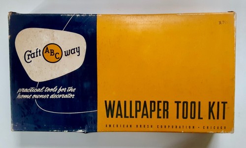 VINTAGE, CRAFT ABC WAY, WALLPAPER TOOL KIT, IN ORGINAL BOX | eBay