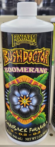 Fox Farm Bushdoctor Boomerang 1 Quart - foxfarm plant nutrient stress ...