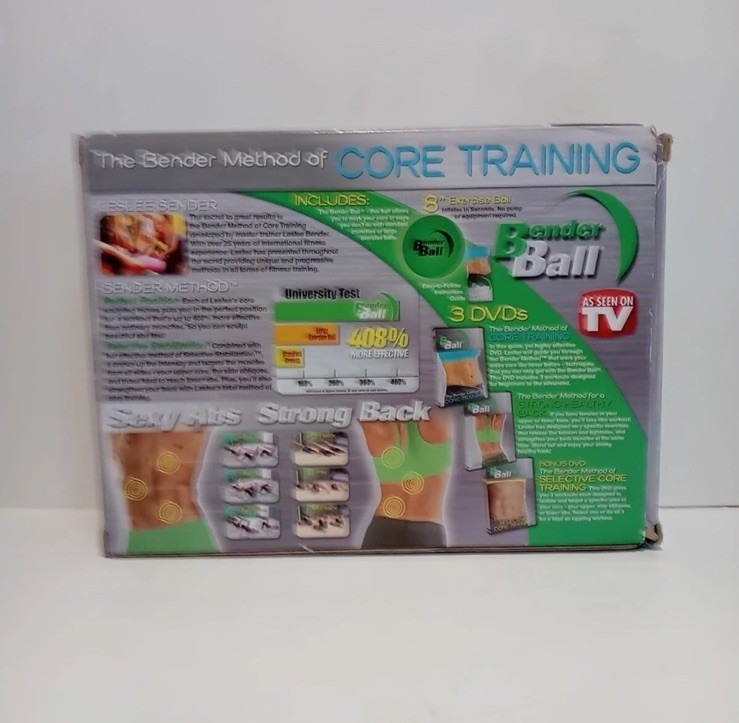 Bender Ball: The Bender Method of Core Training Set Kit for Sexy Abs 3 ...